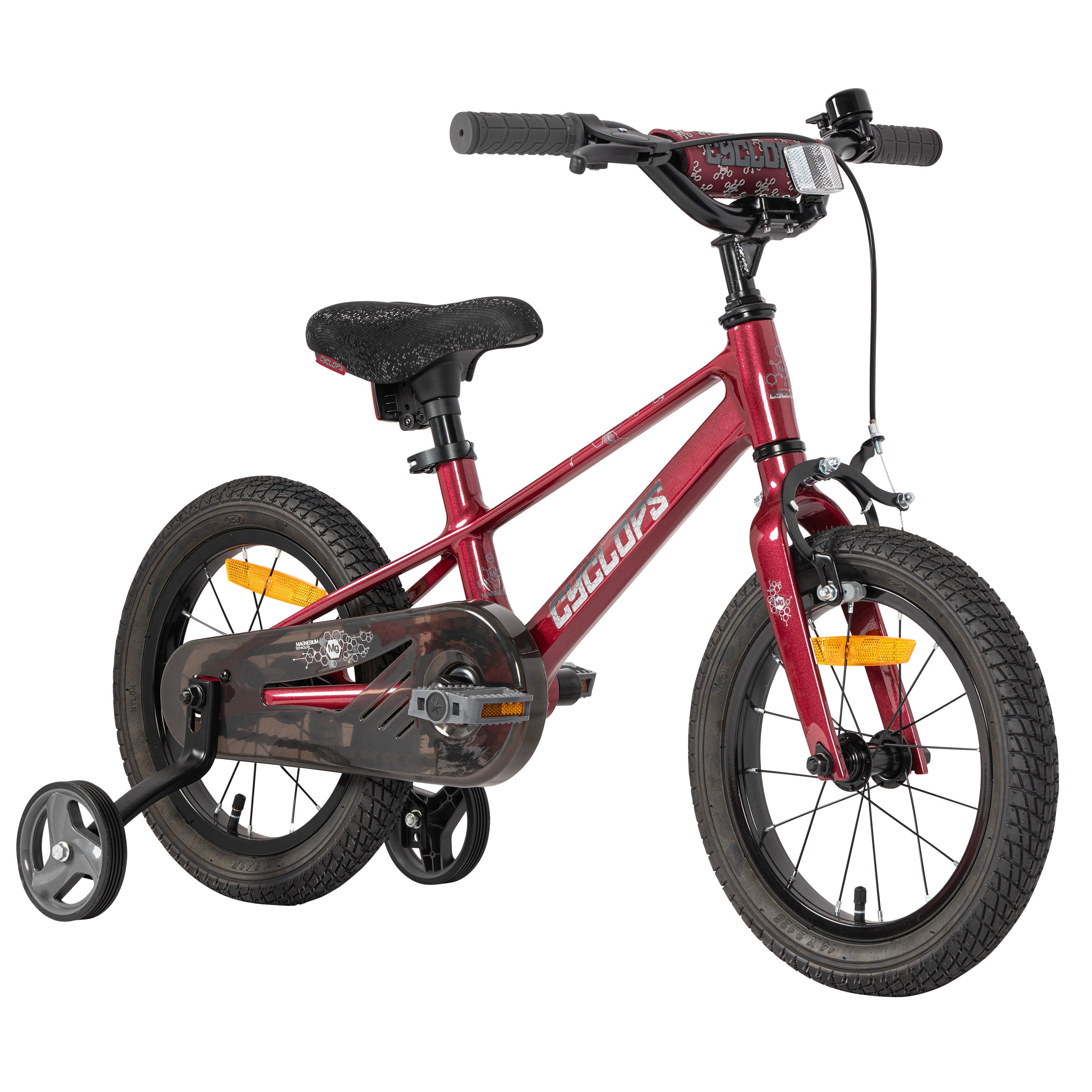 Cyclops 35cm Magnesium Red Bike – Cyclops Australia