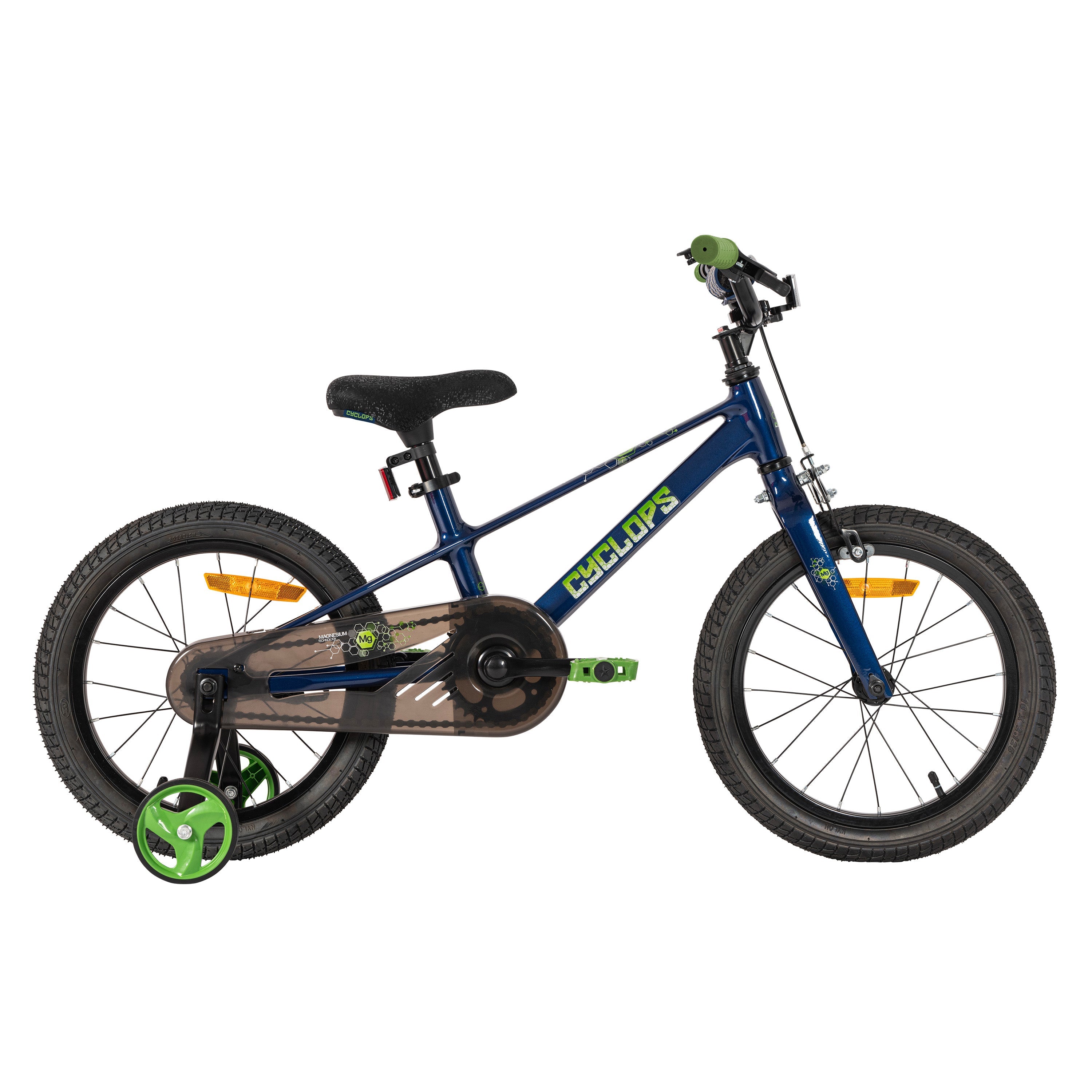 Cyclops 40cm Magnesium Kids Blue/Green Bike – Cyclops Australia