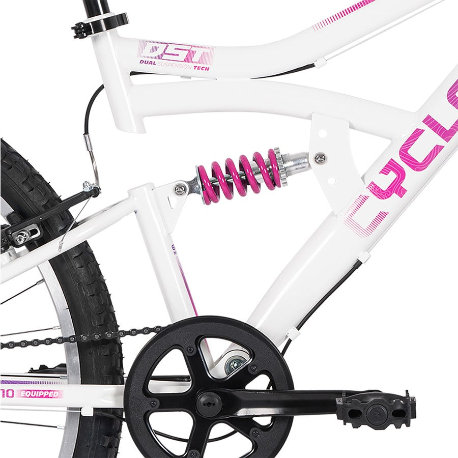 Cyclops Traxx 66cm MTB - White – Cyclops Australia